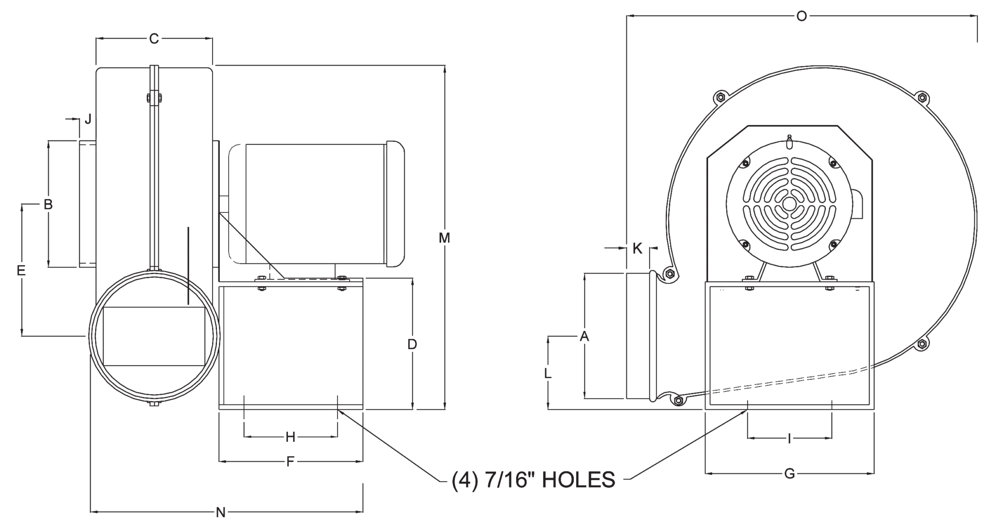 Model ADB – Cast Aluminum Volume Blower – RMI Industrial Services
